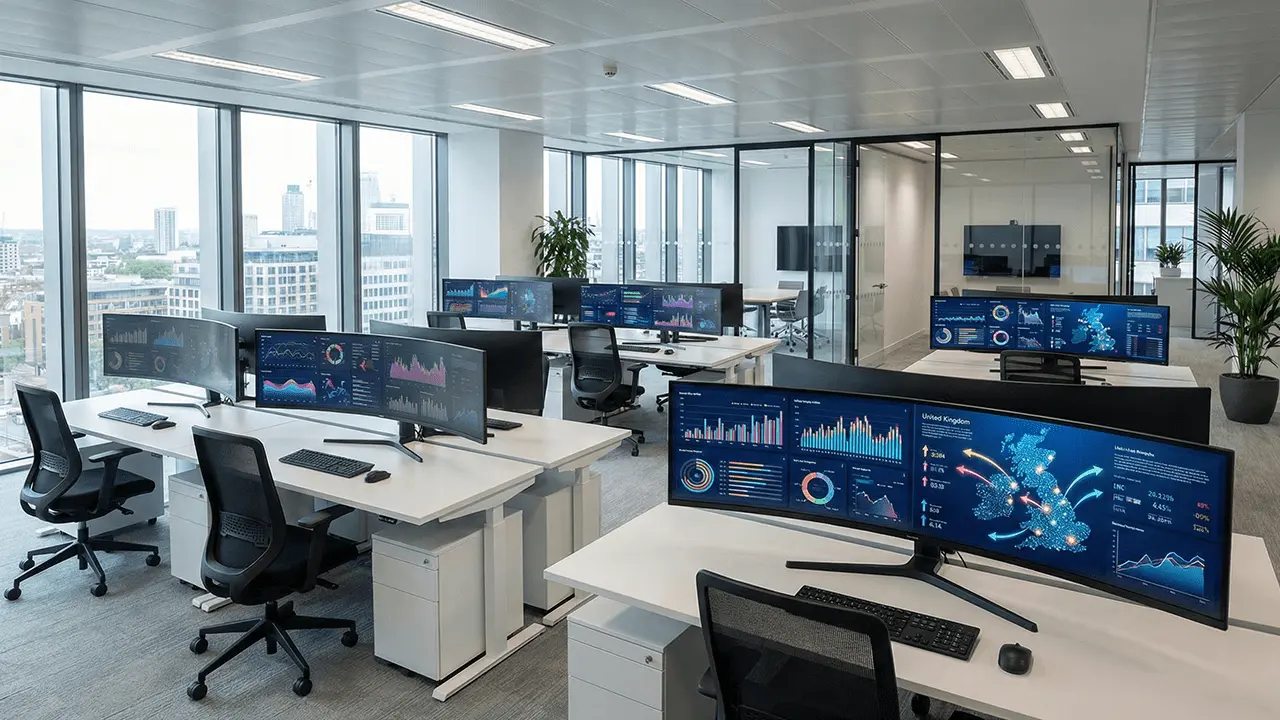 120+ UK Office Space Statistics 2025: The Market Report